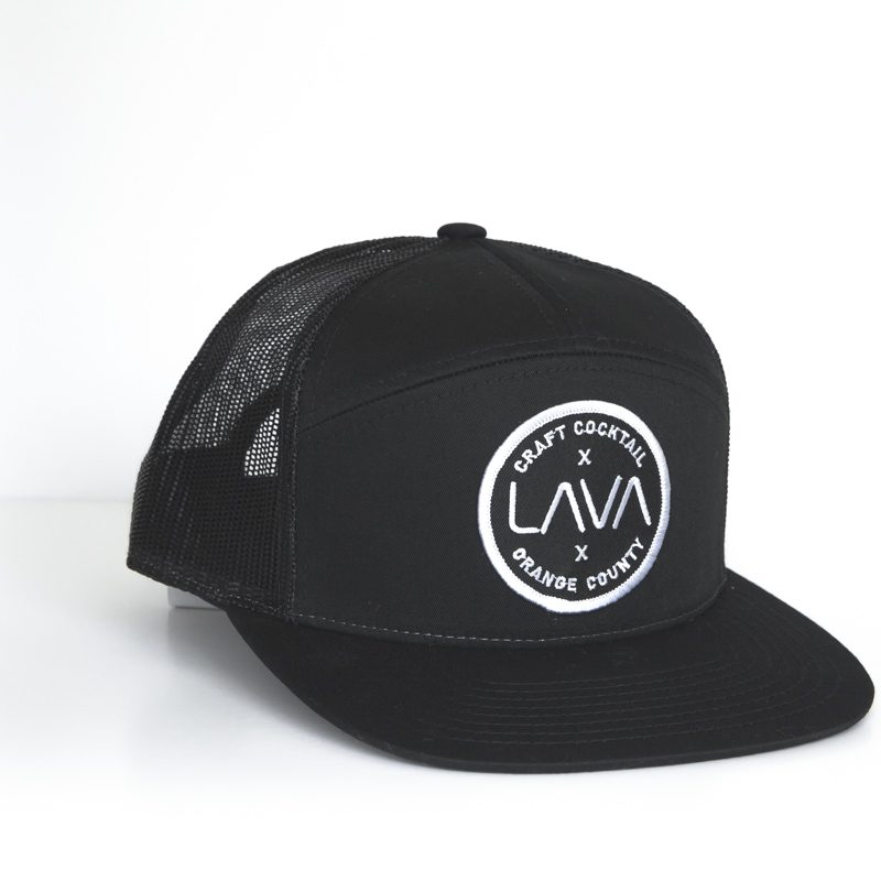 LAVA Solid Black Trucker Hat - LAVA Craft Cocktail Co.