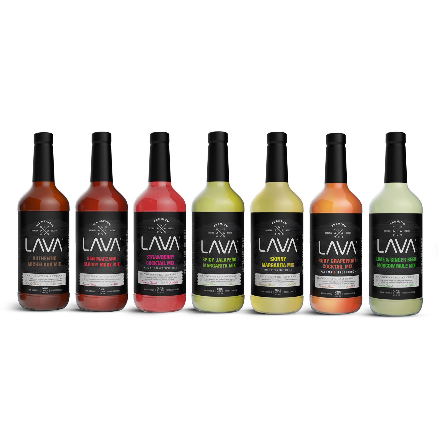 LAVA Premium Authentic Sweet & Sour Mix | Real Lemon Juice & Blue Agave