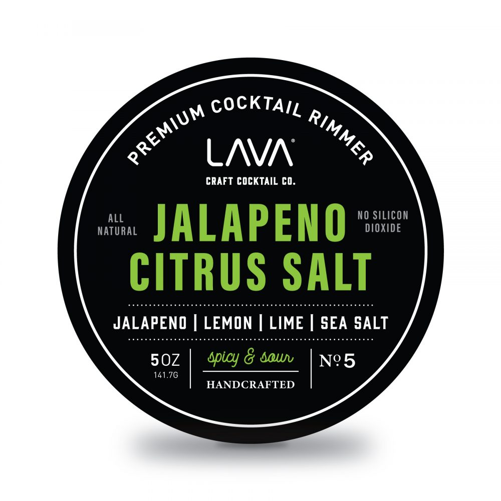 LAVA Premium Jalapeno Citrus Lime Salt Rimmer 6oz | Spicy Margarita Rimmer