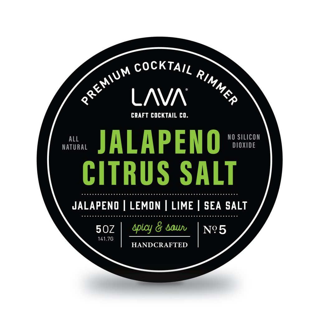 LAVA Premium Jalapeno Citrus Lime Salt Rimmer 6oz | Spicy Margarita Rimmer