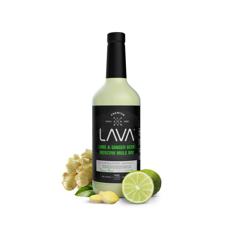 LAVA Premium Authentic Mojito Mix | Real Lime Juice & Mojito Mint