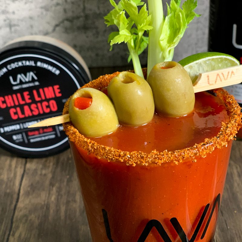 LAVA Premium Chile Lime Clásico Bloody Mary Rim & Margarita Rimmer