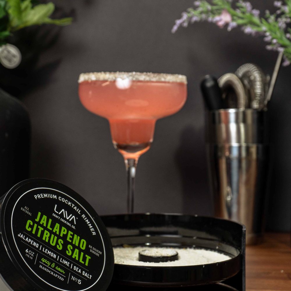 LAVA Premium Jalapeno Citrus Lime Salt Rimmer 6oz | Spicy Margarita Rimmer