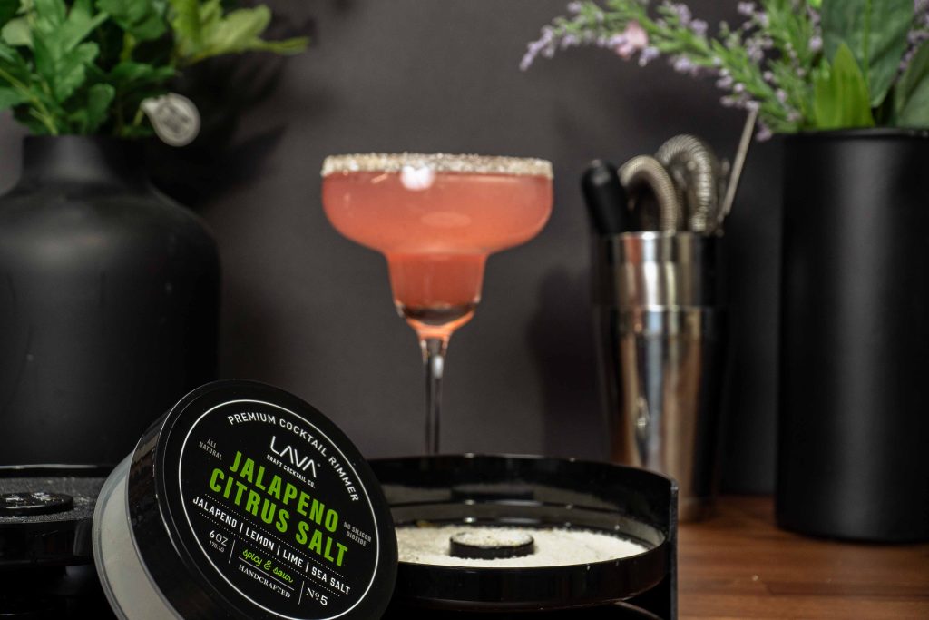 LAVA Premium Jalapeno Citrus Lime Salt Rimmer 6oz | Spicy Margarita Rimmer