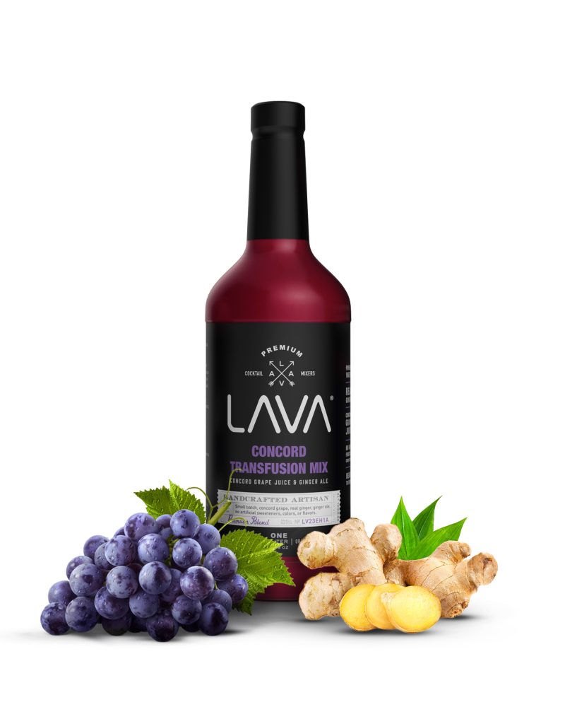 LAVA Premium Concord Transfusion Mix 33.8oz | Real Passion Fruit ...