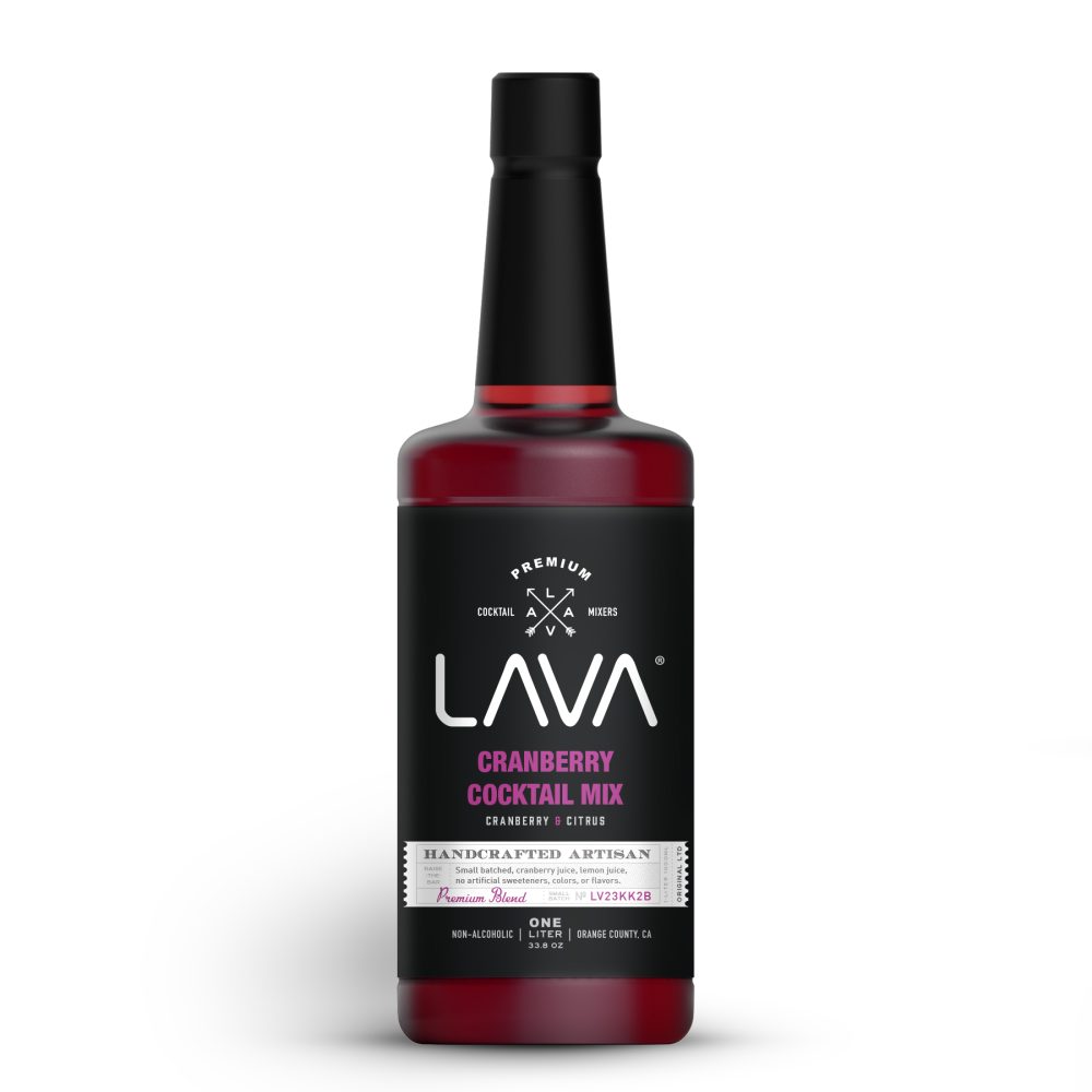 LAVA Premium Cranberry Cosmopolitan Mix 33.8oz (Plastic Bottle)