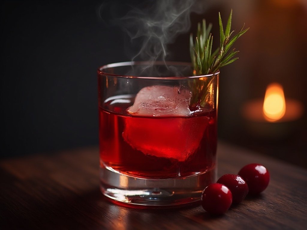 Midnight Old Fashion | Winter Whiskey Cocktail with LAVA