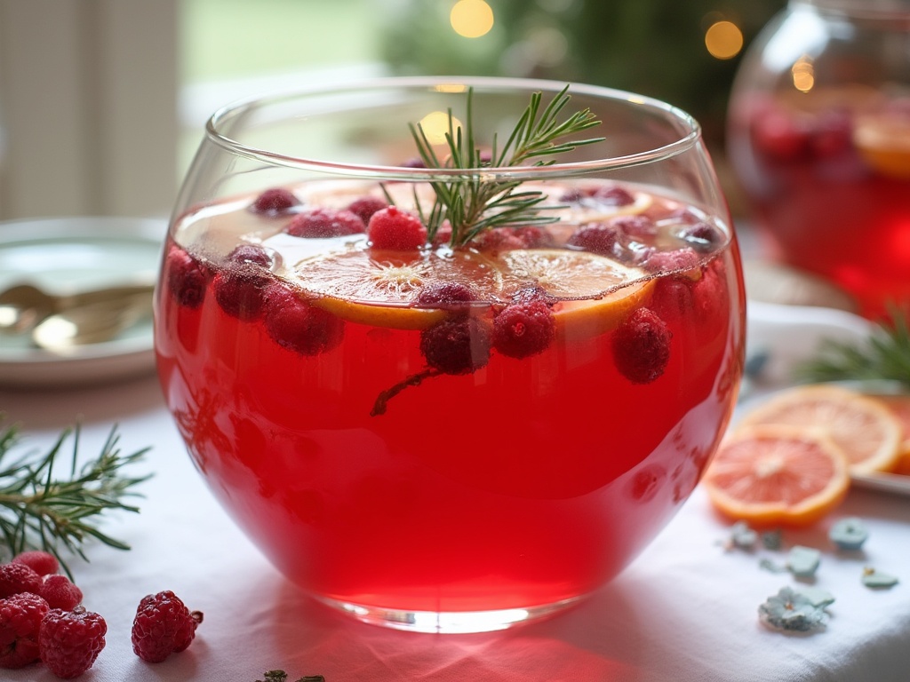 Holiday Ruby Rum Punch | Festive Batch Cocktail with LAVA